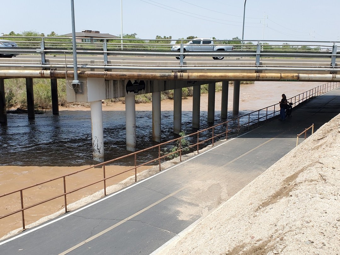 Rillito River: Before and After | I saw it in Tucson